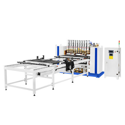 Hwashi Automatic Multiple Head Wire Mesh Spot Welding Machine for oven ...