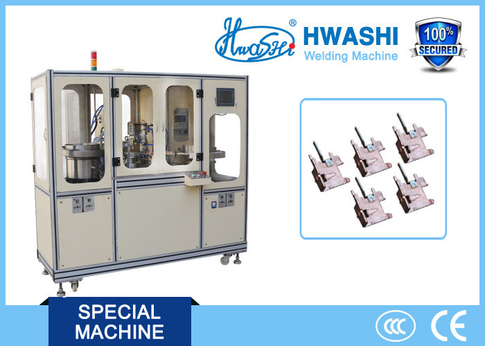 CE / CCC / ISO Automatic Feeding System Relay Frame and Pin Welding Machine