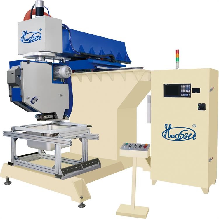 CNC 3 Axis Control Edge Grinding And Polishing Machine For Stainless ...