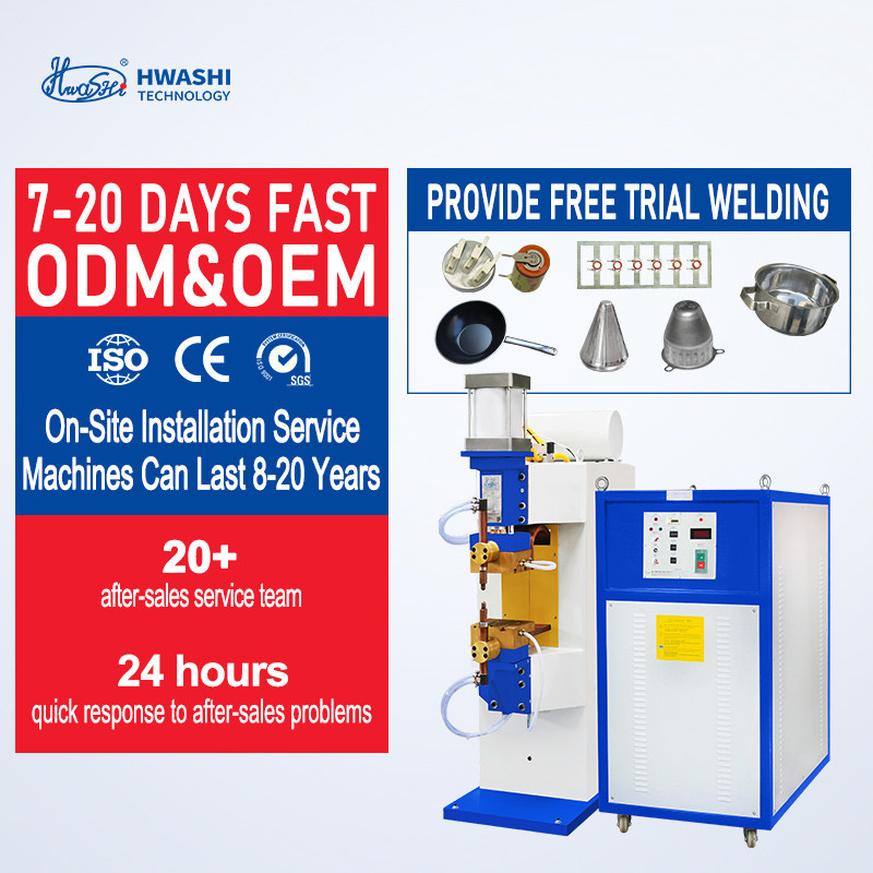 5 Kw Hwashi Stainless Steel Spot Welder For Composite Cook Pot Handle