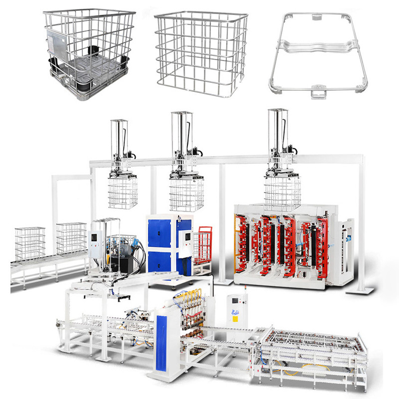 Hwashi IBC Tank Bottom Frame Welding Machine IBC Cage Automatic Welding ...