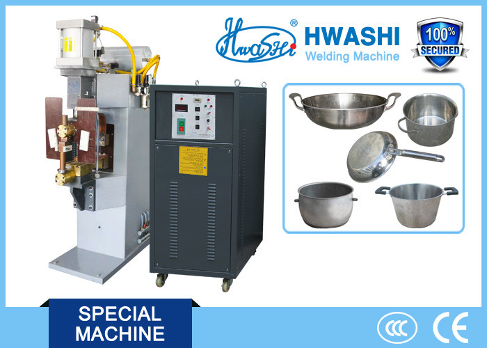 Stainless Steel Cook Pot Welding Machine , Handle Bracket Spot Welding ...