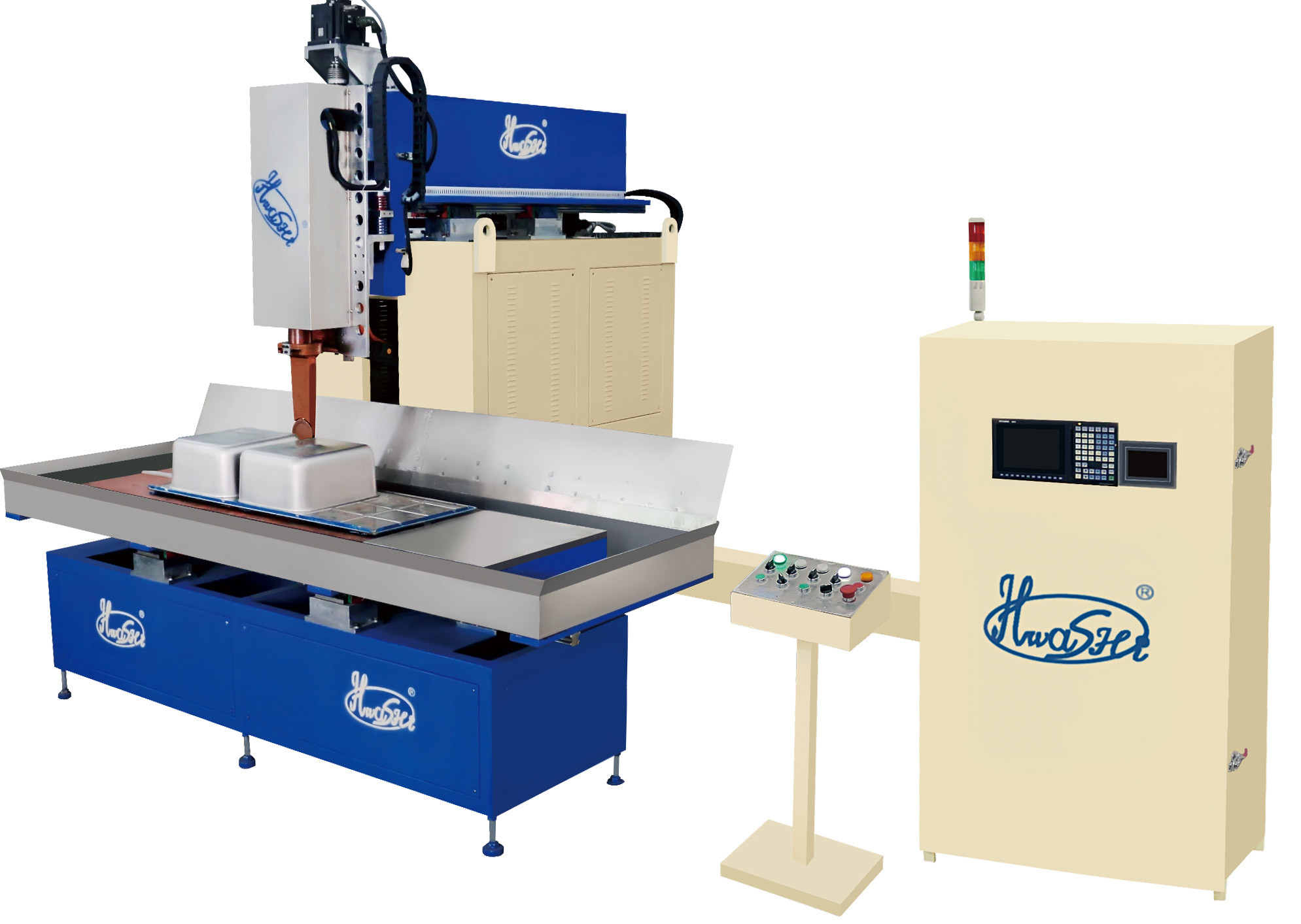 Stainless Steel Automatic Welding Machine Sink Edge Grinding HWASHI