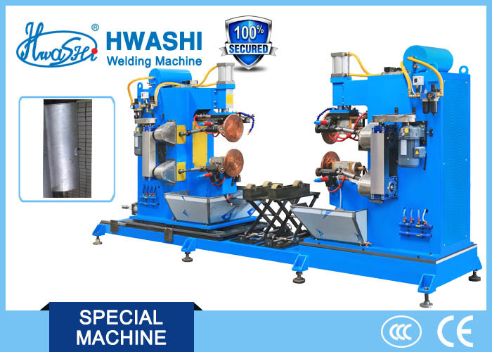 HWASHI Double Circumferential Resistance Seam Welding Machine for Oil Tank