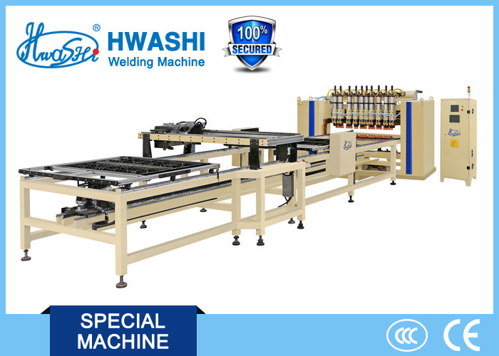 HWASHI Multiple Head Automatic Cable Tray Steel Wire Mesh Welding Machine