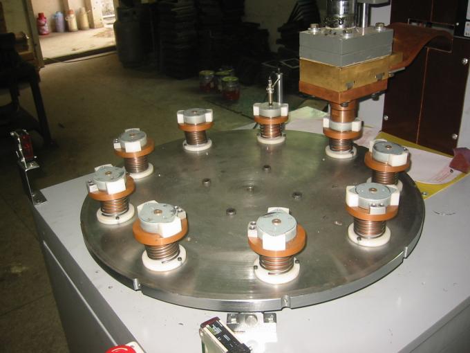 Armature Shell Cover Automatic Welding Machine , Auto Spot Welder With ...