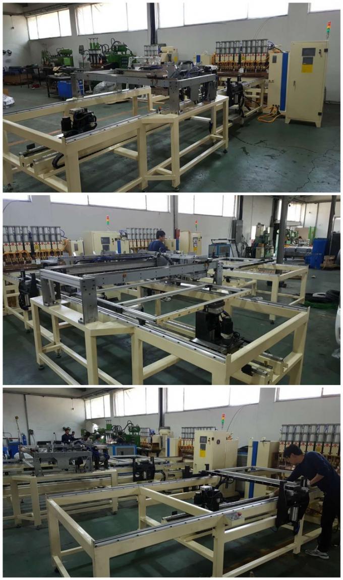 Fully Automatic Spot Welding Machine For Oven Glide Rack With Wire Hopper