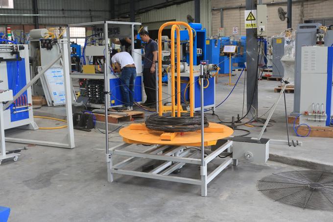 Spiral Wire Looping Automatic Welding Machine For Industrial Fan Guard Mesh