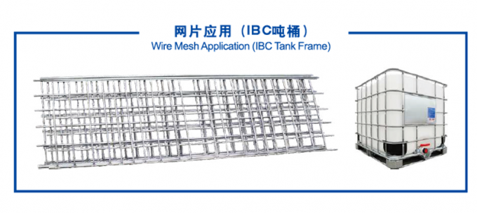IBC Grid IBC Cage Frame Production Line Double Station Tubular Net ...