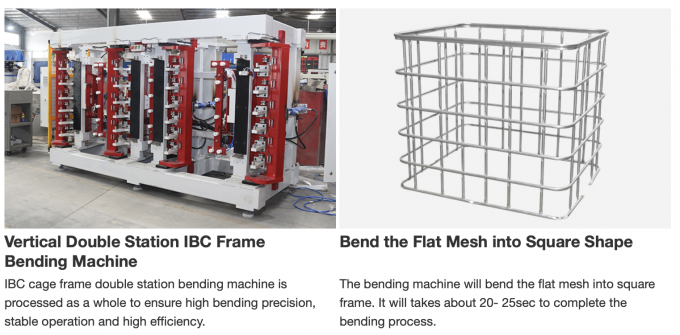 1000L 1200L IBC Tank Cage Detection Line IBC Leakage Testing Machine