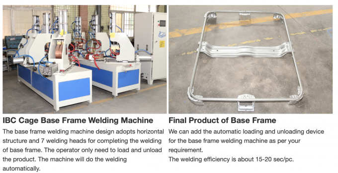 IBC Tank Cage Frame Production Line Full Automatic IBC Cage Frame ...