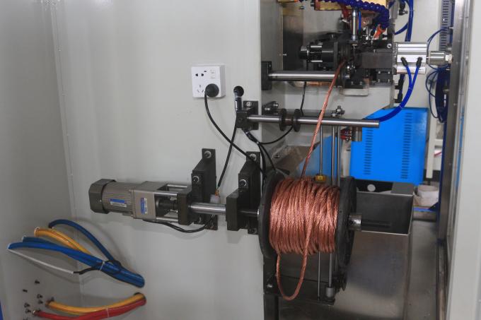 Automatic Copper Braided Wire Welding And Cutting Machine CE / CCC / ISO HWASHI