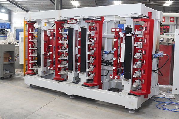 IBC Cage Frame Automatic Hole Making Machine IBC Tote Automatic Welded ...